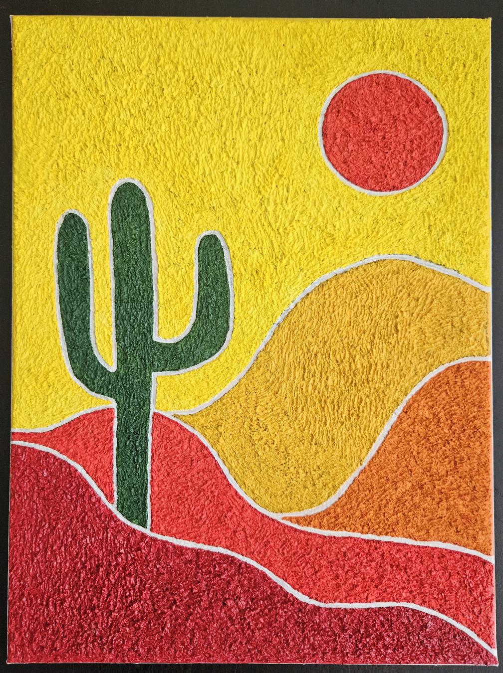 Colourful Desert created by Dimple karumbaiah