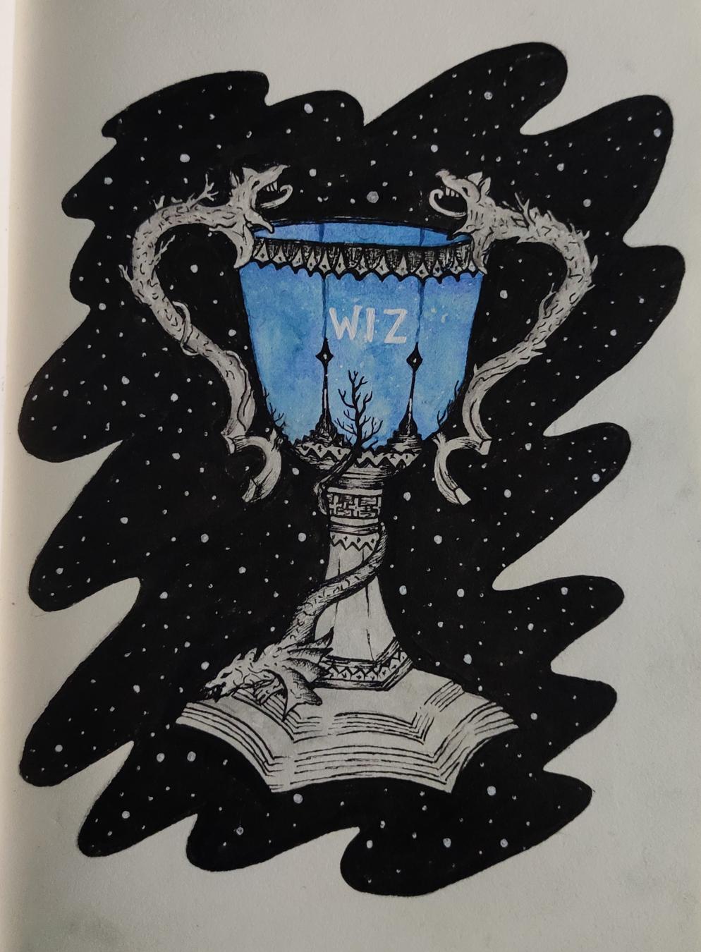 Triwizard cup created by Vineetha PV