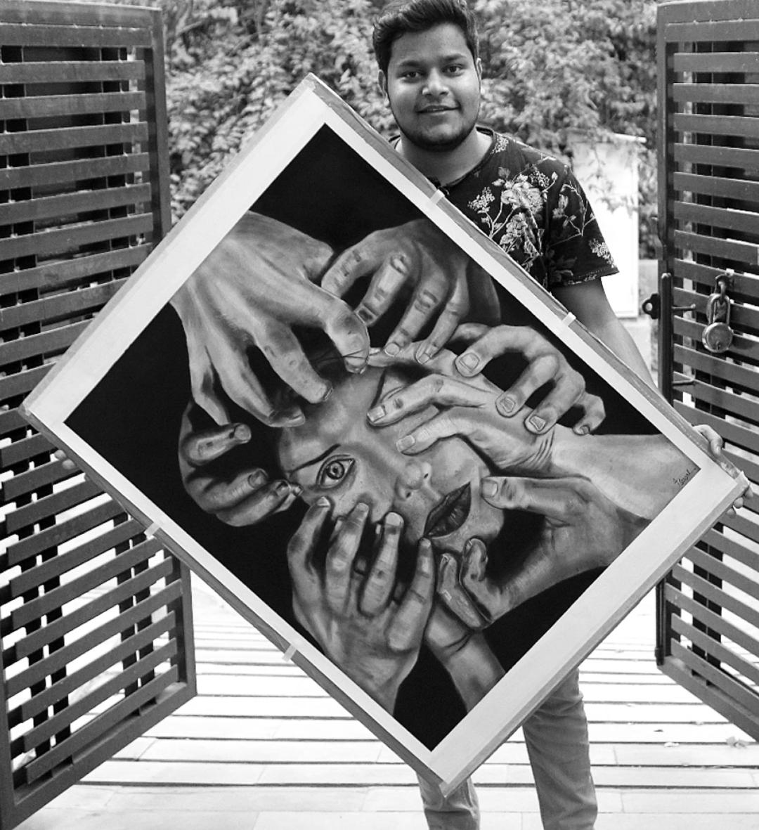 Charcoal Artwork created by Tarun Goyal
