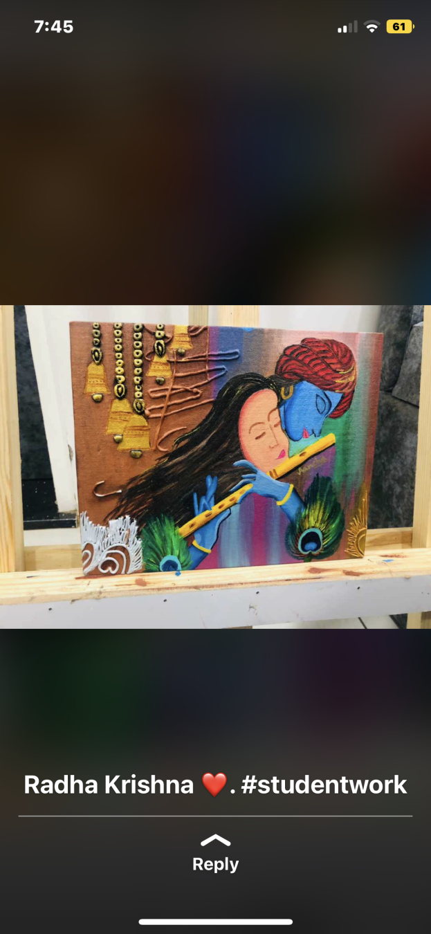 Mixed midea art work created by aanchal prajapati