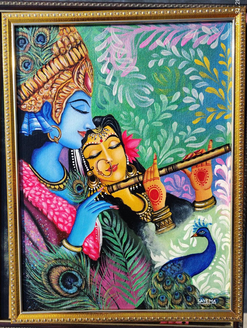 Radhakrishna created by Sayema Shirin
