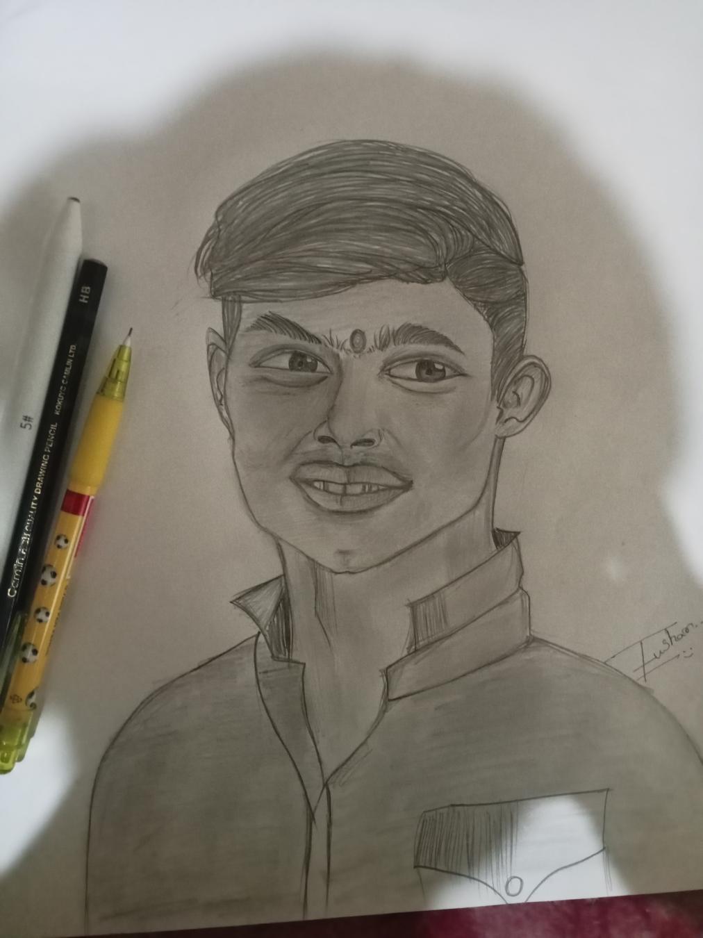 My friend is pic created by Tushar pagare