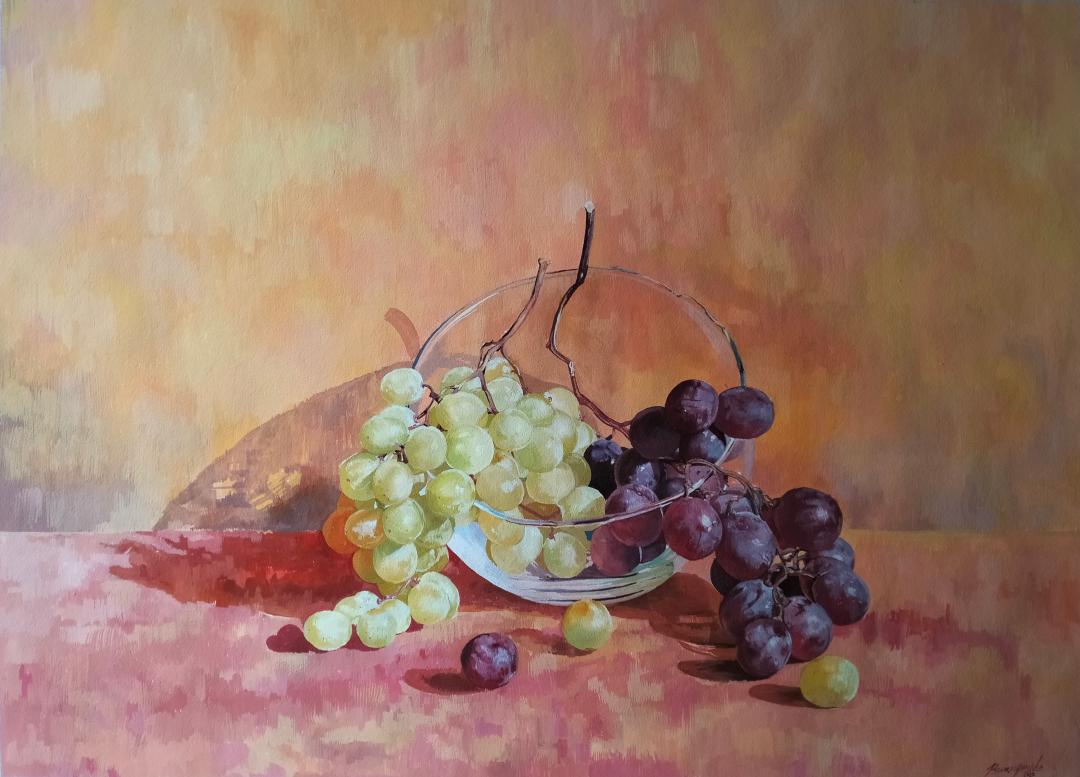 "Grapes in Harmony". created by Pavan gowda