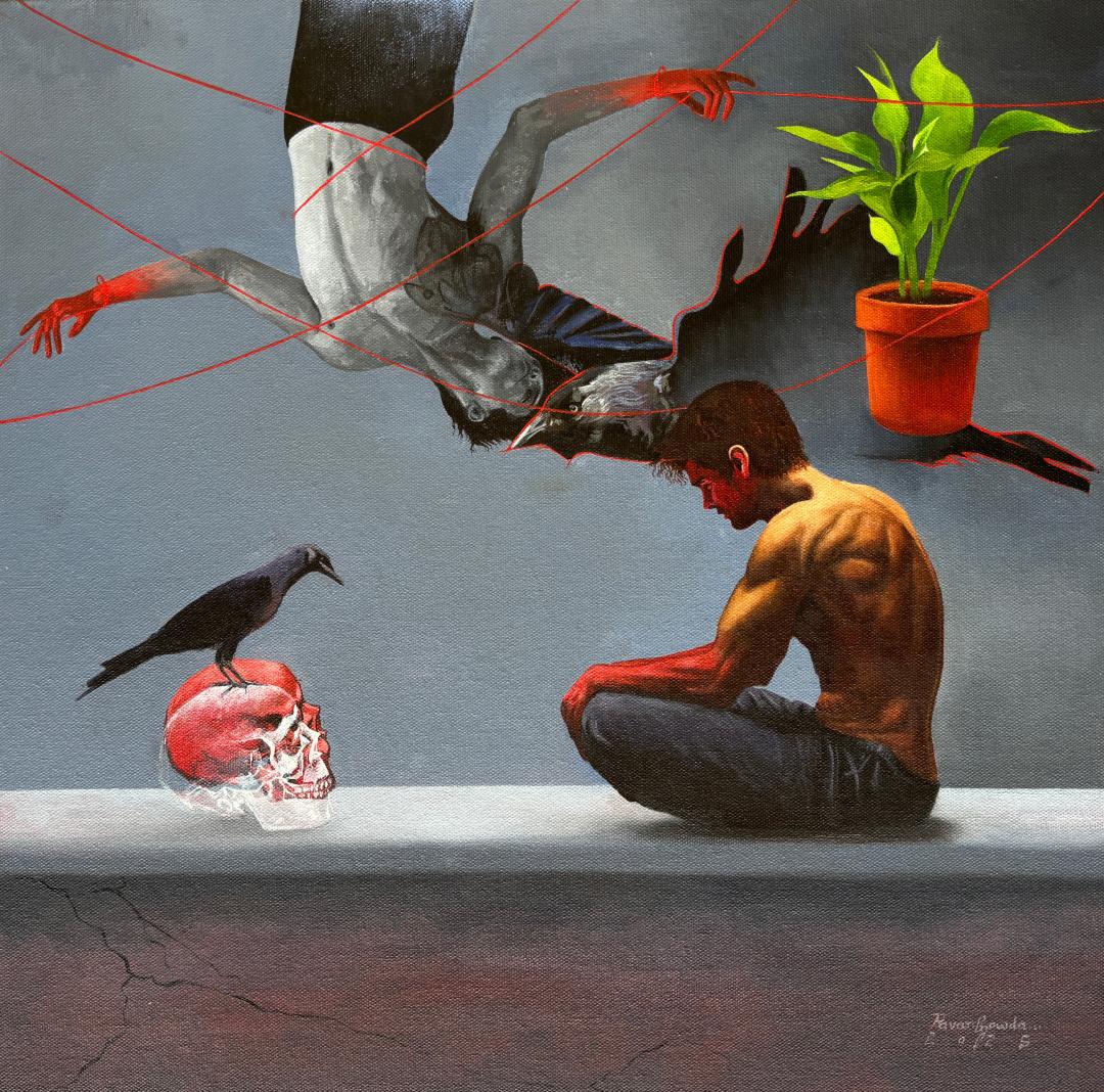 "Threads of Life and Death" created by Pavan gowda