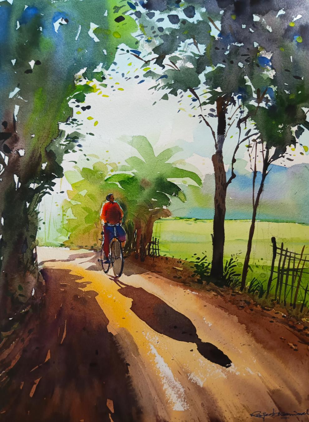 Cycle ride created by Rajesh Manimala