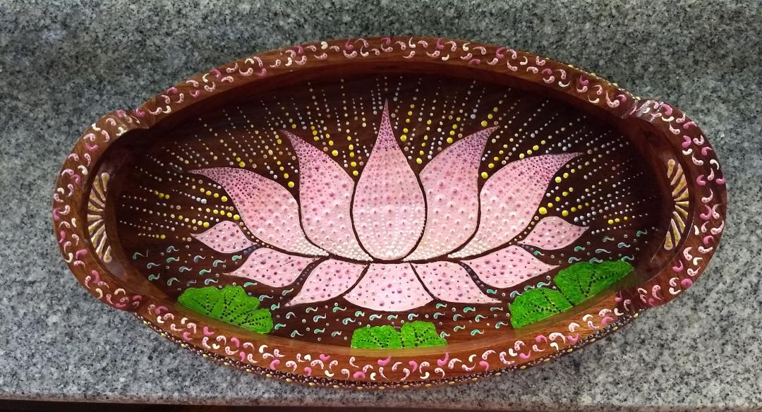 Enlightened Lotus created by Gertrude Raj