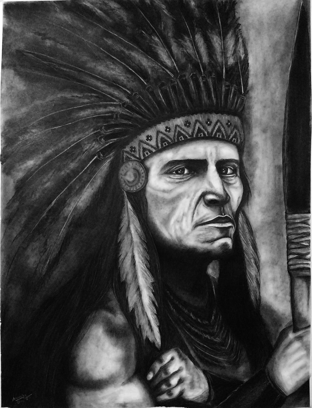 Red Indian Warrior, created by Anindya Ghosh