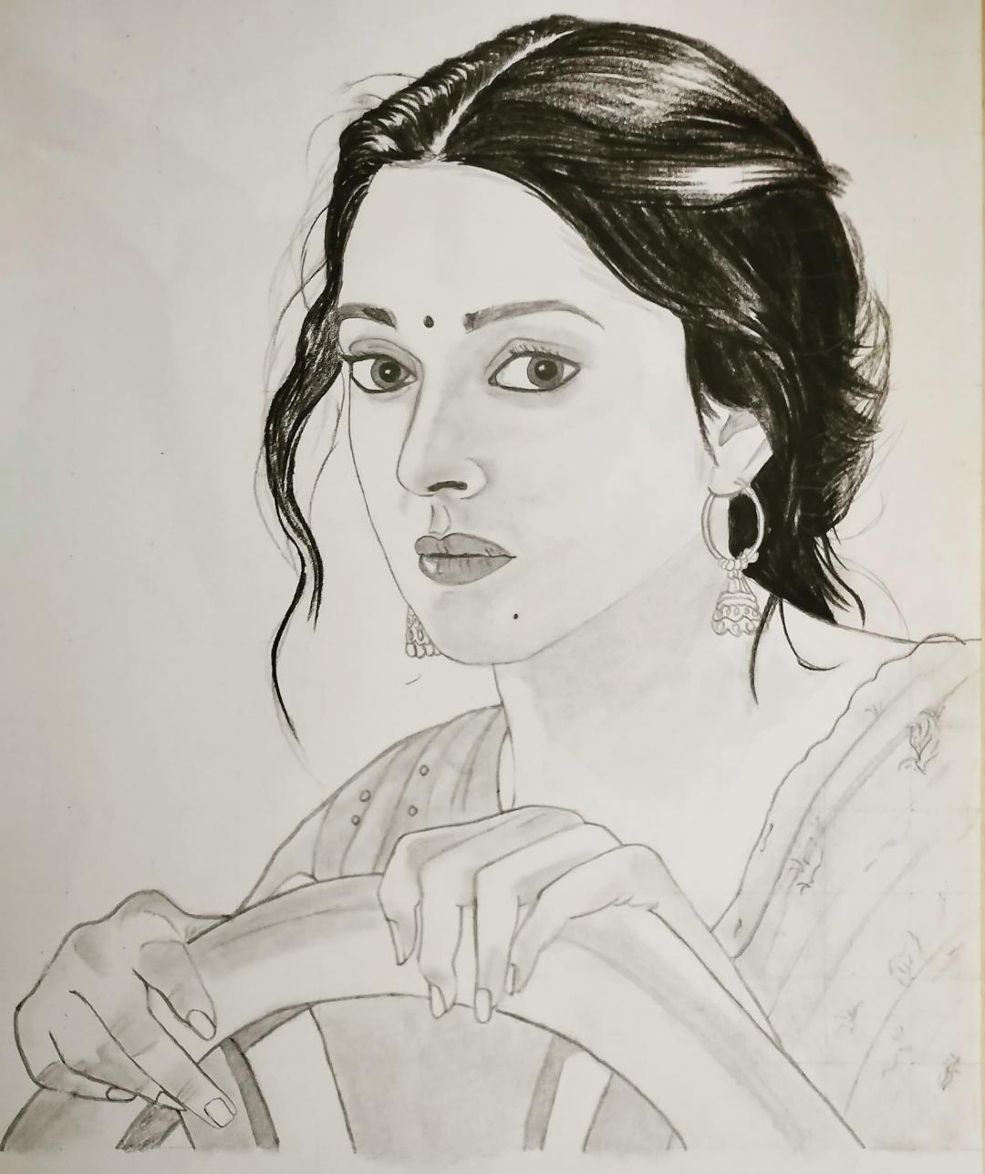 Normal pencil sketching created by Yogesh Rathod