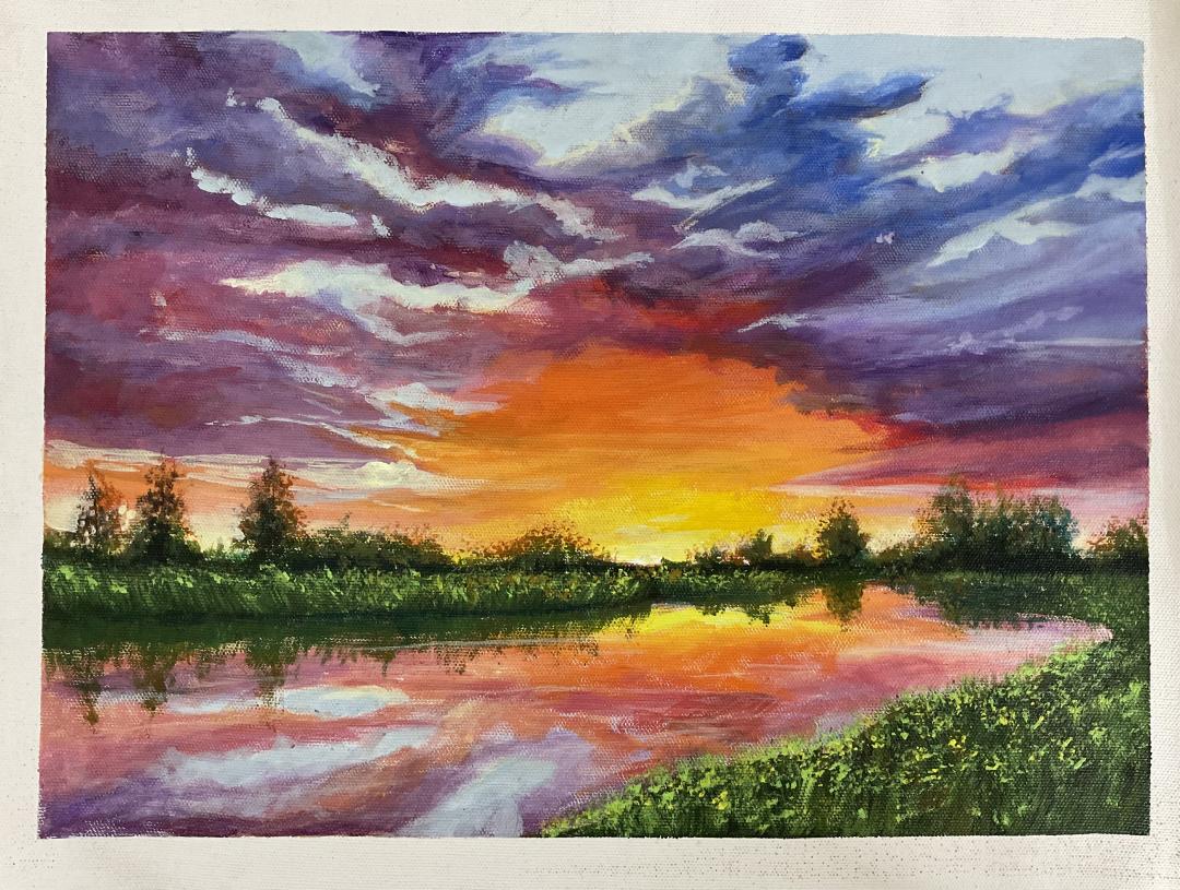 Dramatic sky created by Naaz Parween