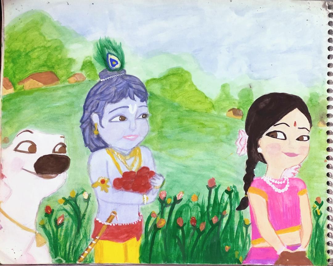 Aks created by Kanchan