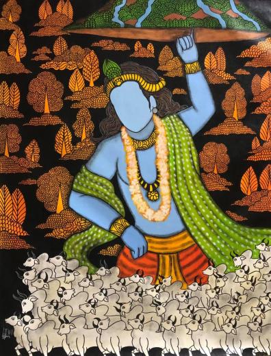 Govardhan created by Mrinal Dutt