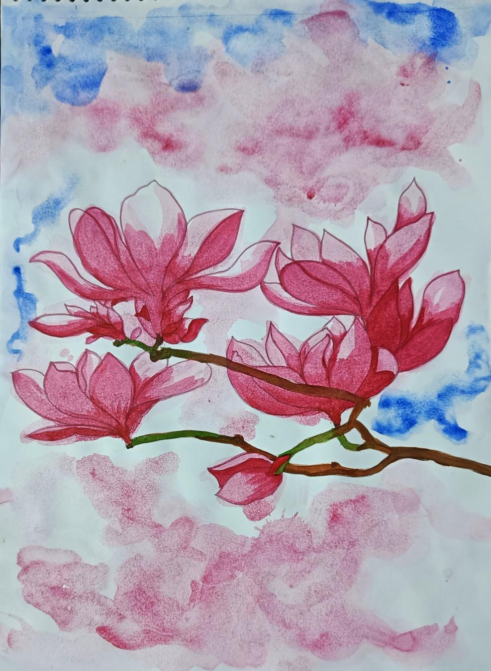 Blossom created by Srishti Sahu