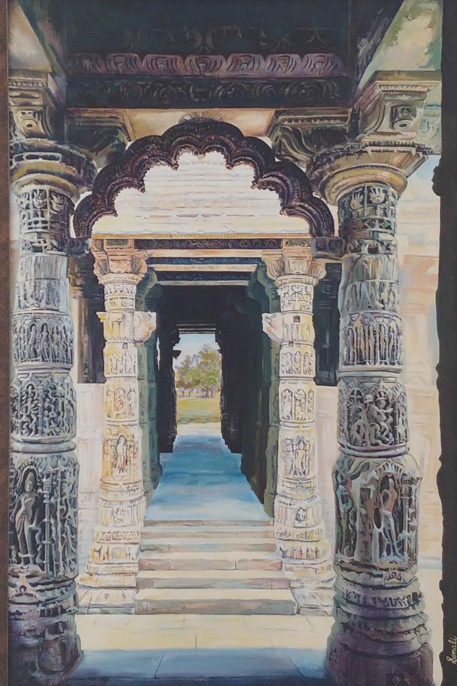 Modhera Sun Temple (Gujrat) created by Sonali Shah
