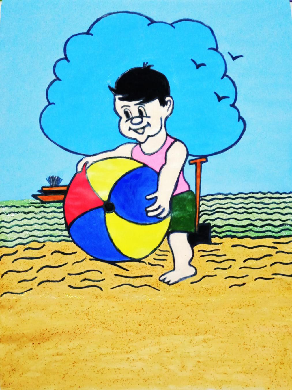 Water color art created by anisha mistry