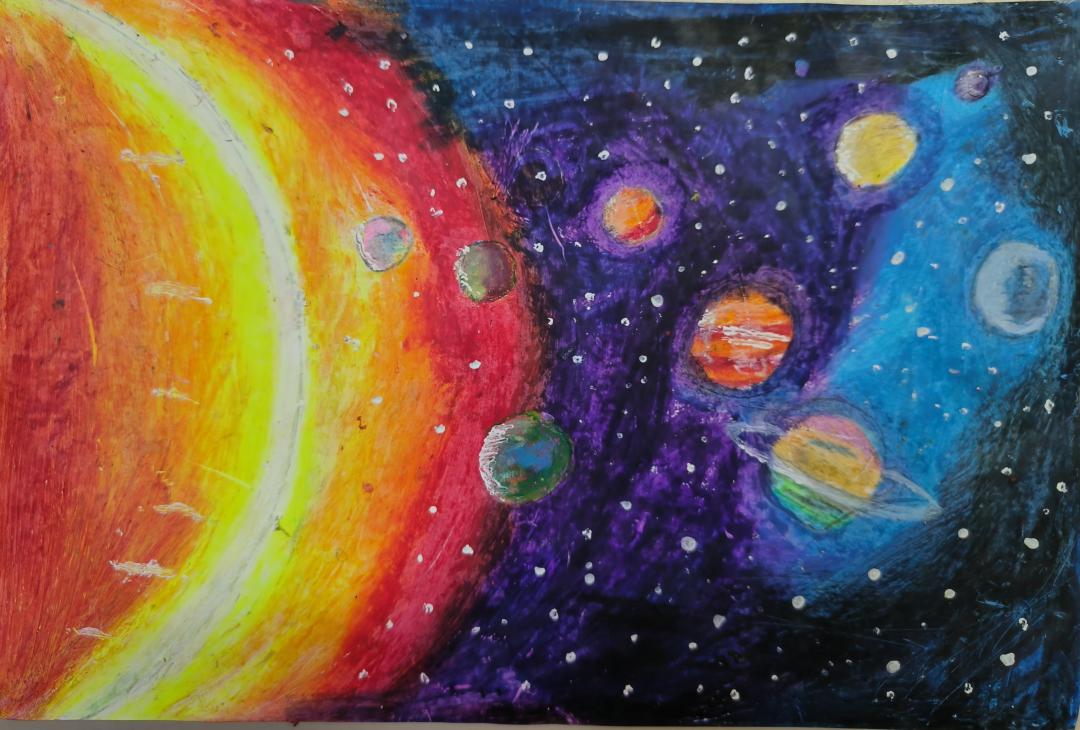 Solar System created by Drashy Shah