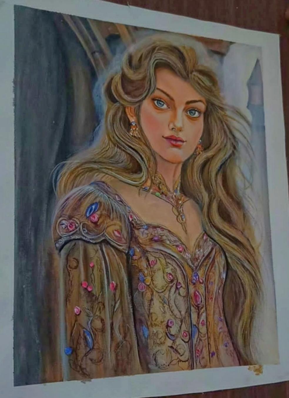 Acrelic painting created by Rashmi Ranu