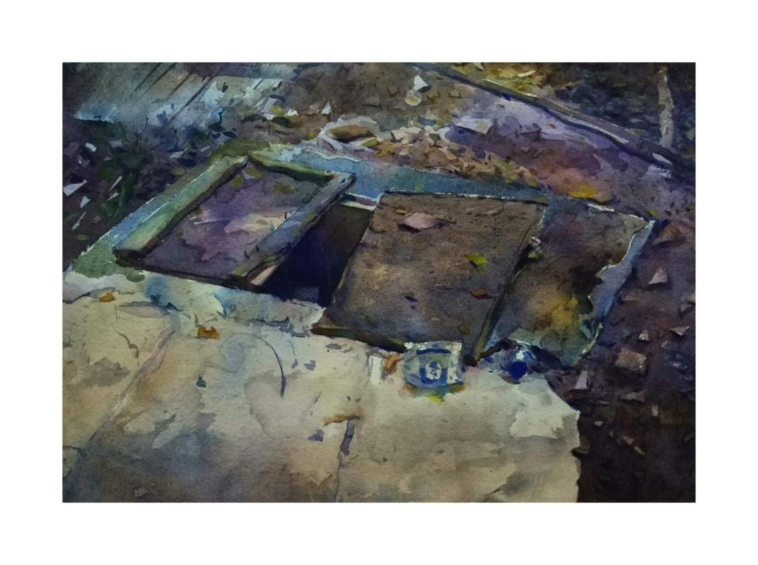 Watercolor created by Amol Tambe