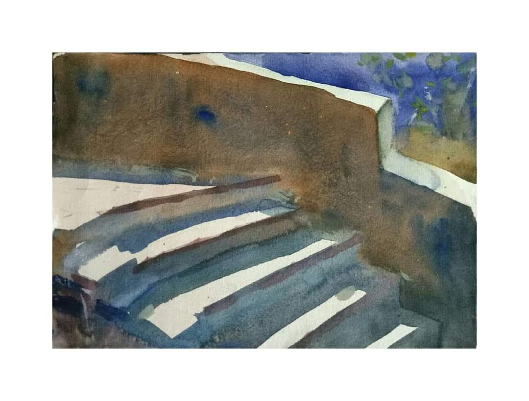 Watercolor created by Amol Tambe