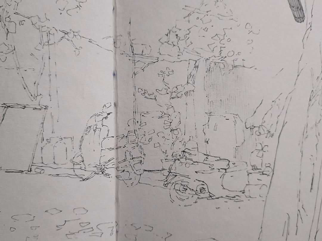 Pen drowing created by Amol Tambe