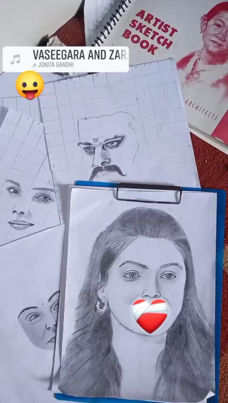 Rasmikamandn Sketch created by Prayash Tamang