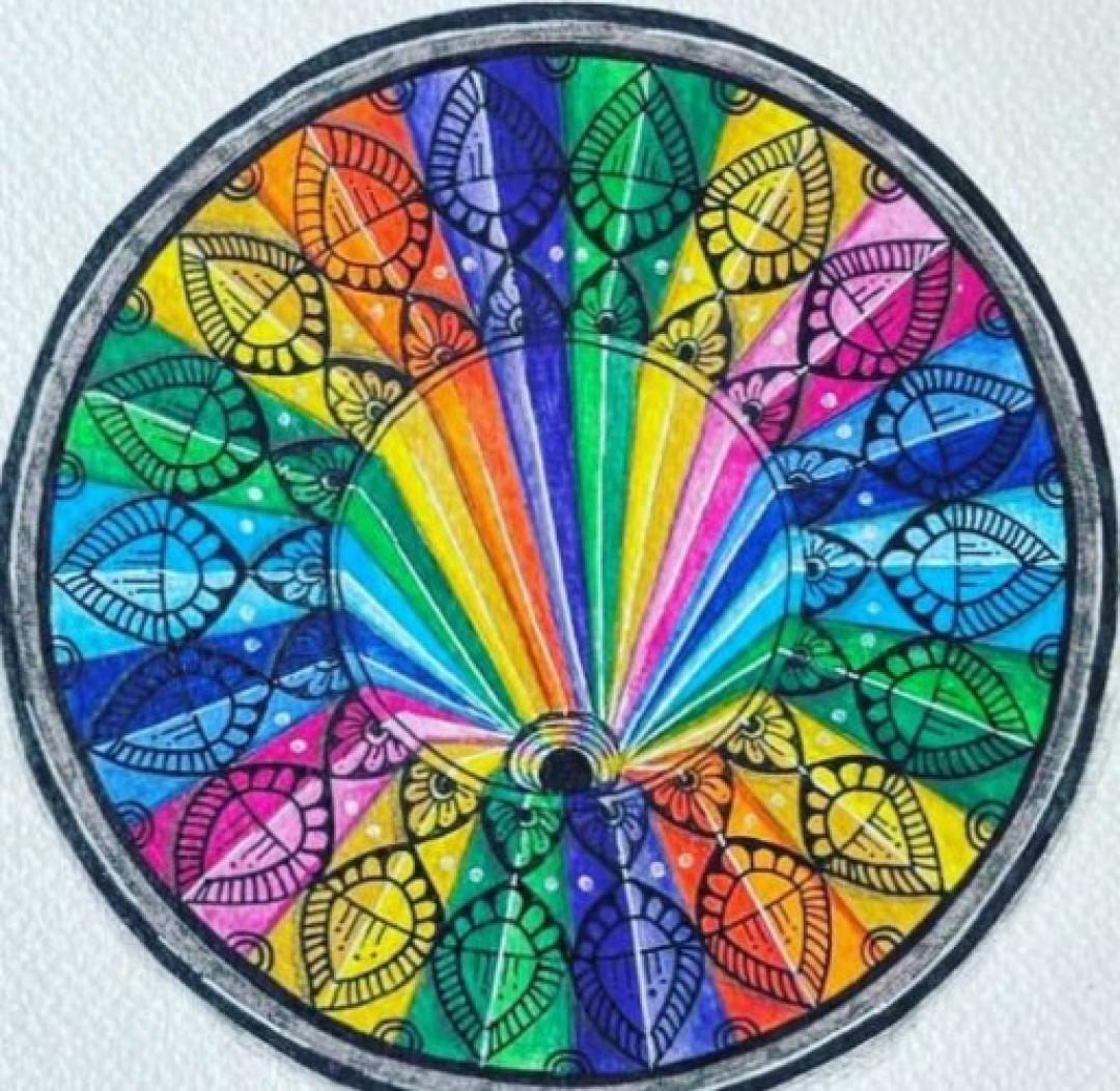 Mandala artwork created by Priyasi Gandhi