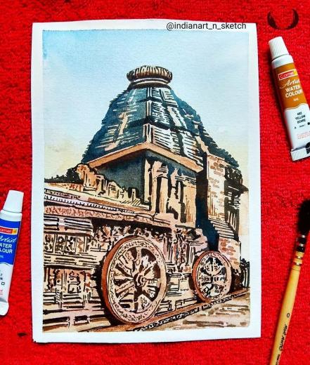 Sun Temple - Konark created by Sagar Mhatre