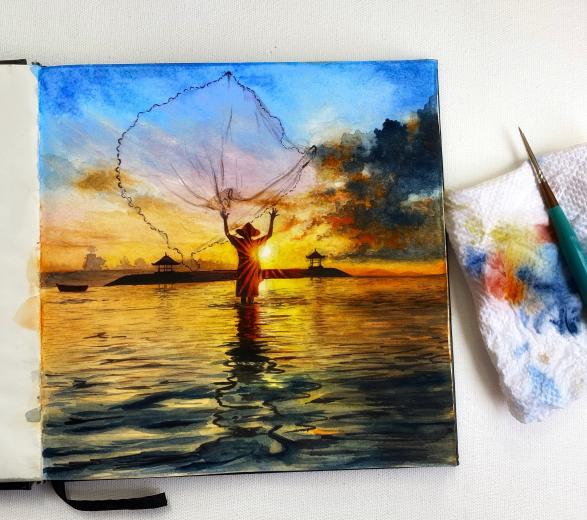 Fisherman created by amara arts