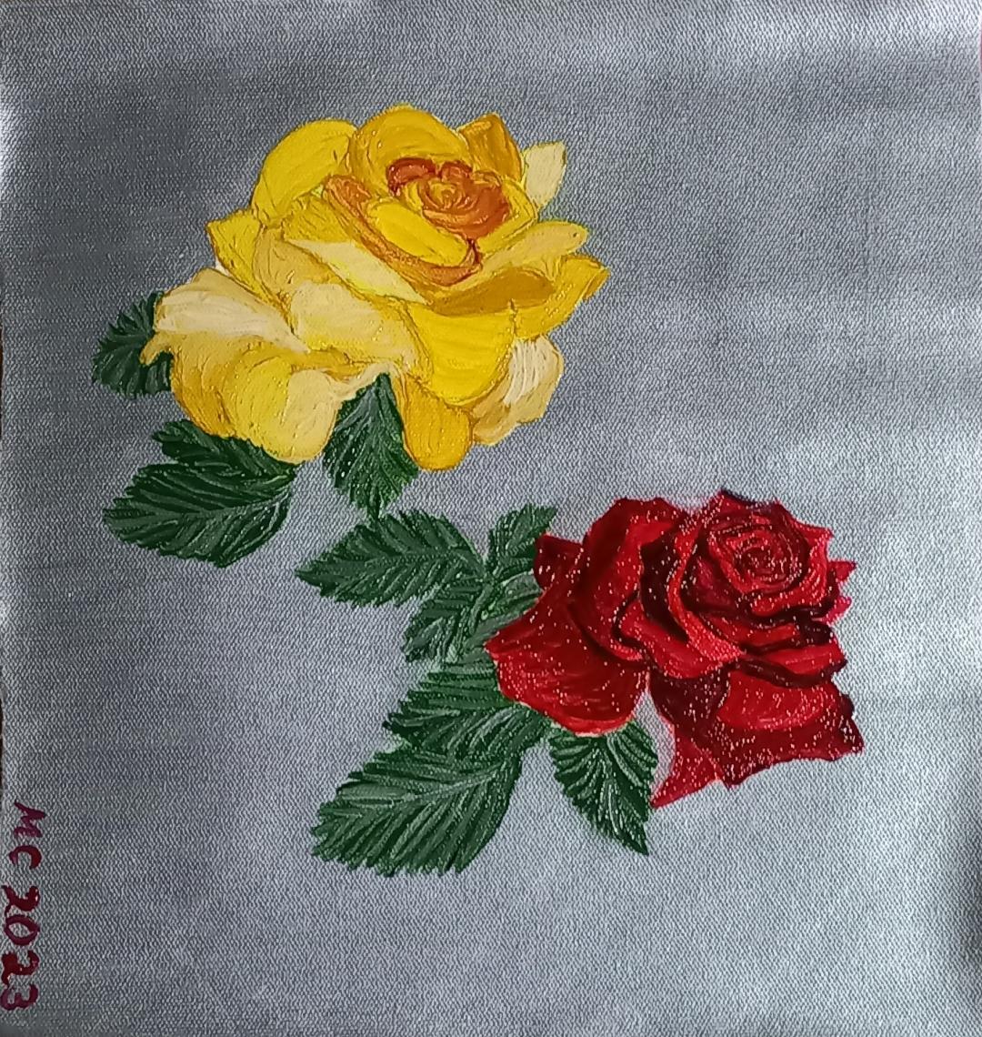 Flower series- roses created by Madhuparna Choudhury