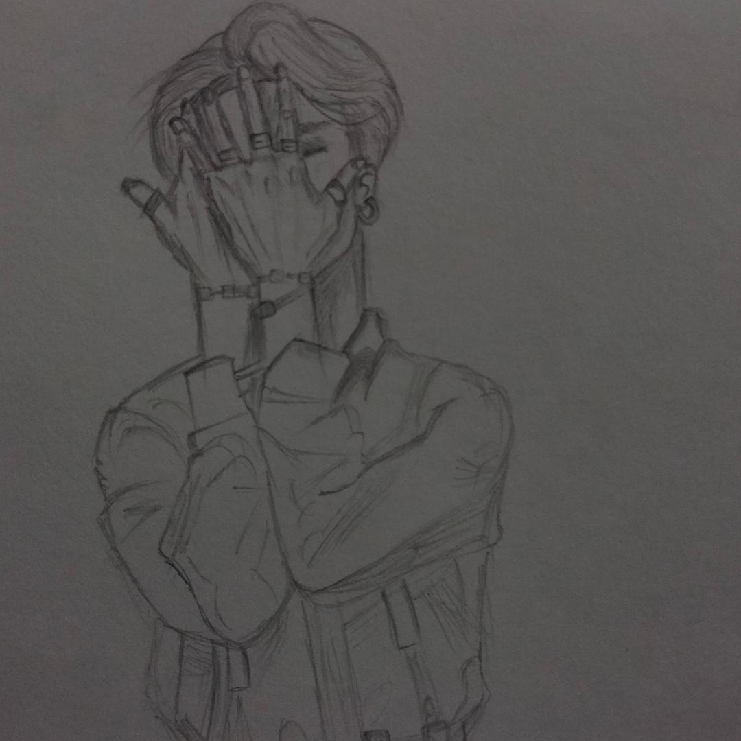 BTS Sketch created by Sabitha