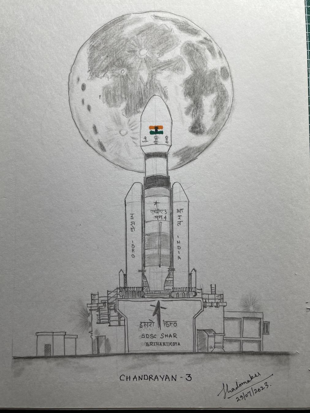 Chandrayaan 3 created by Pruthvi Murthy
