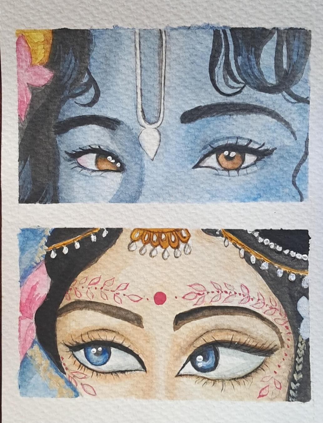 Mesmerizing eyes created by Dhruvi Gohil