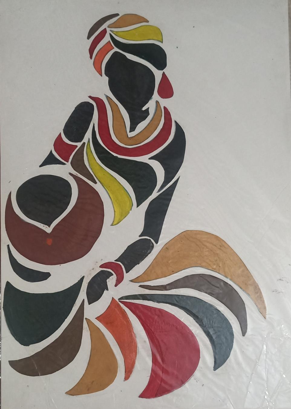 Hand Painted created by Preeti