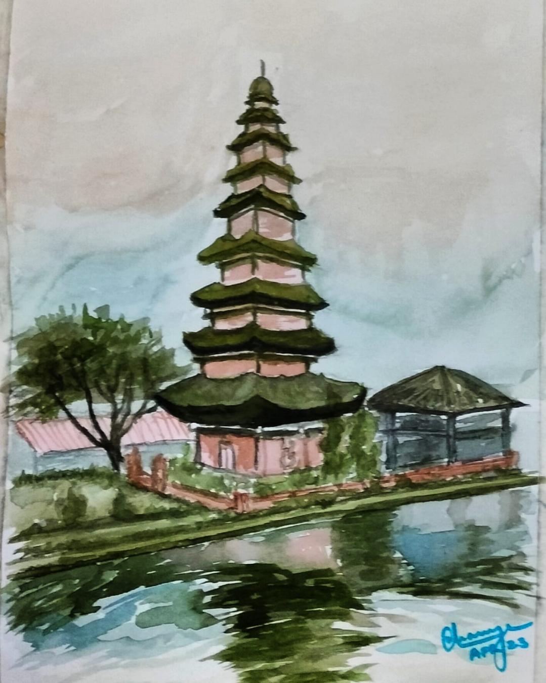 Pagoda created by Atul Acharya