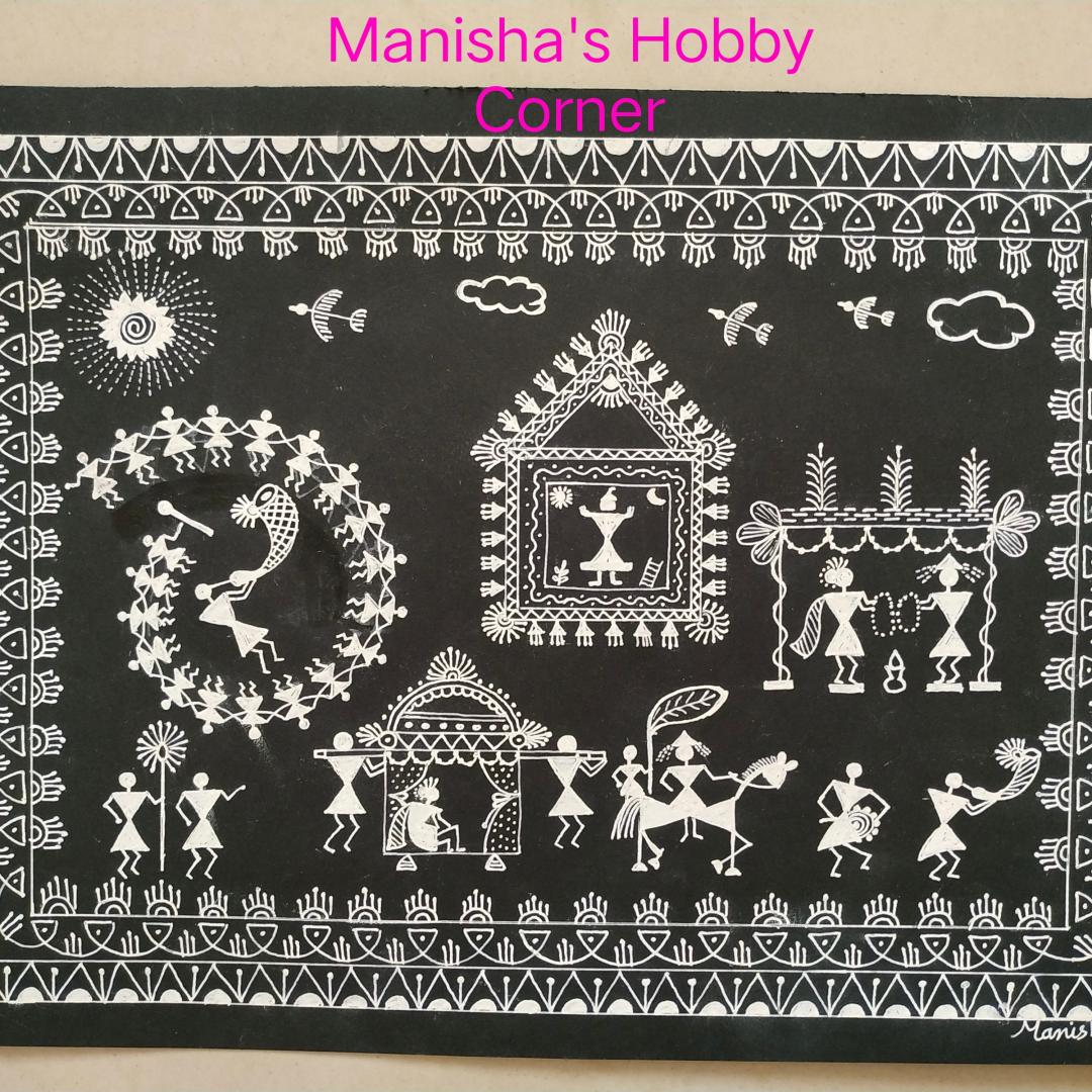 Warli Art created by Manisha Kadeval