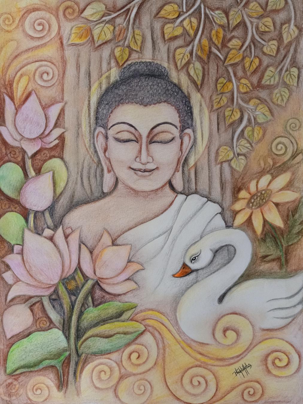 Buddha created by Bhakti Chitnis
