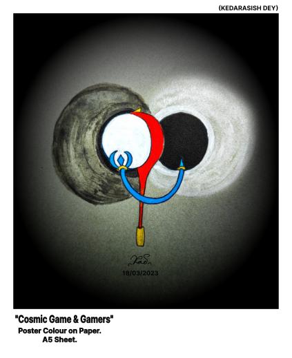 Cosmic Game and Gamers created by KEDARASISH DEY
