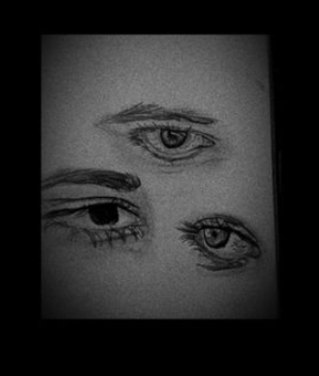 Human eye created by Simran