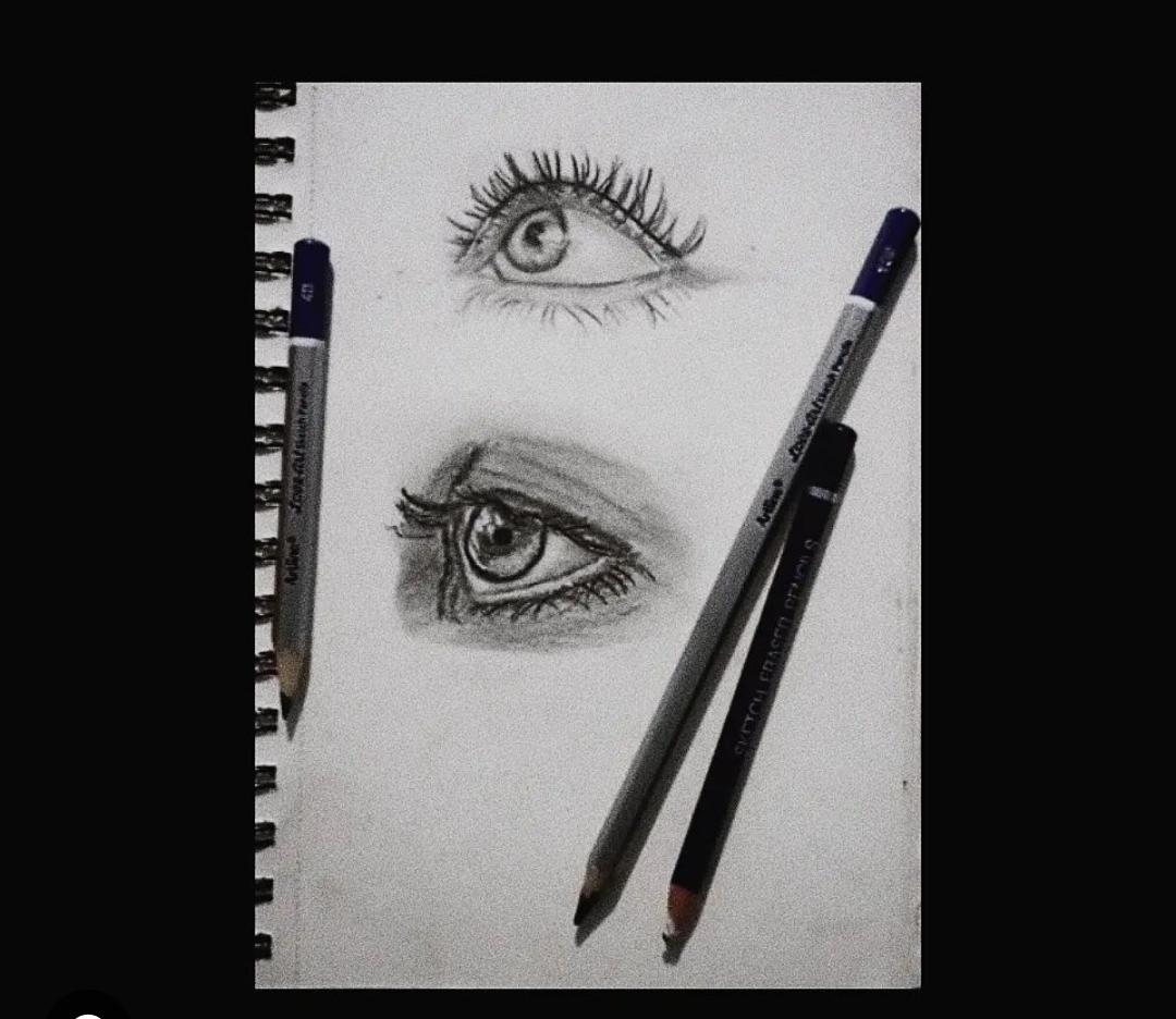 Human eye created by Simran