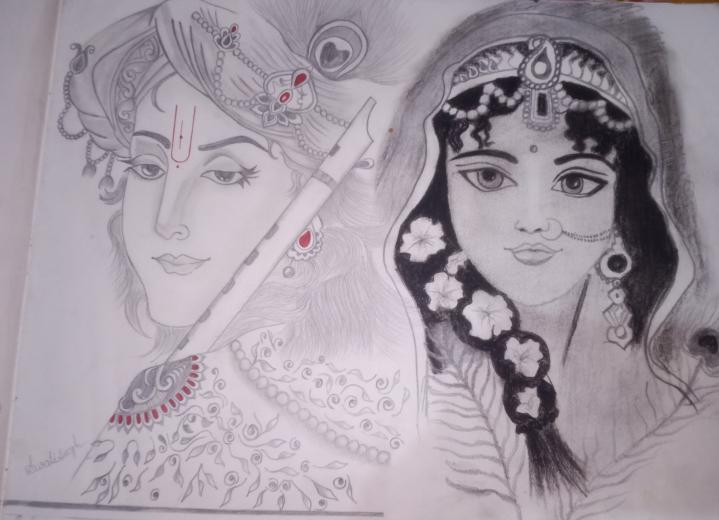 Pencil sketch created by Swati Singh