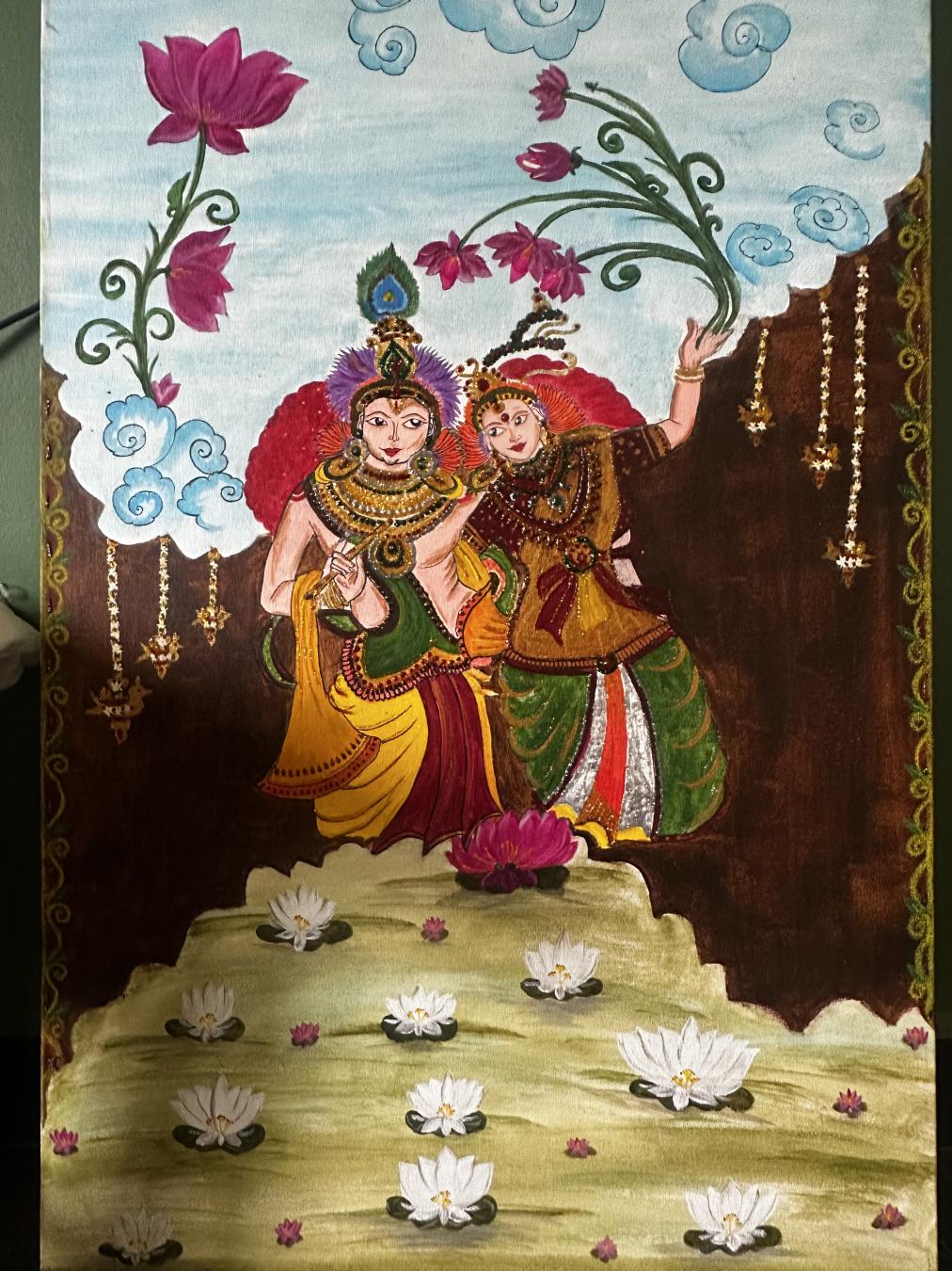 Mural painting created by Garikipati Harika
