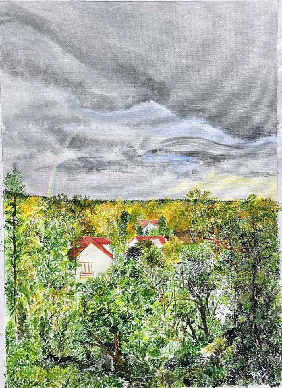 Morning Rainbow created by Bina Jhanwar