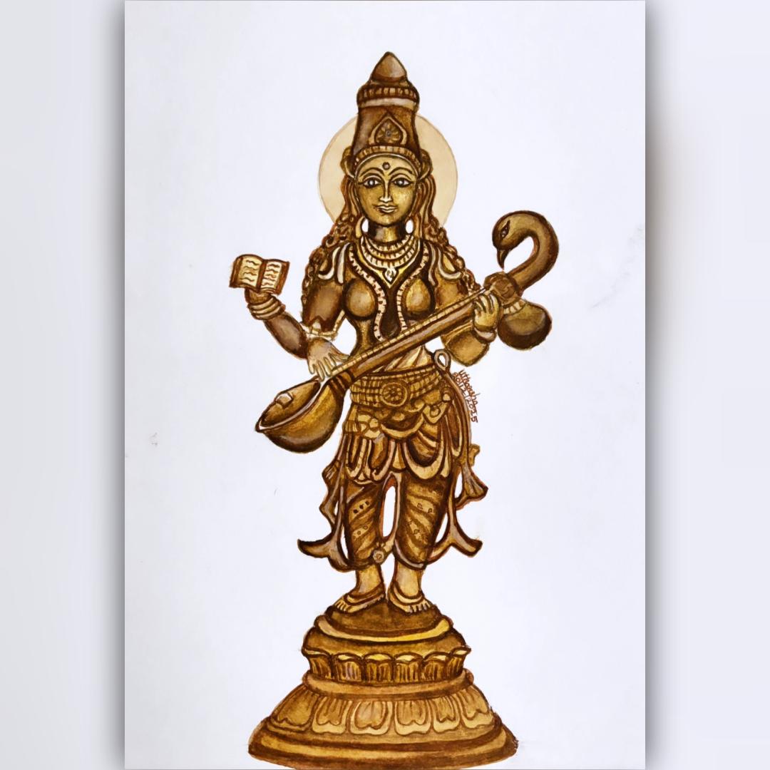 Devi Sharada created by Utkarsha Sahani