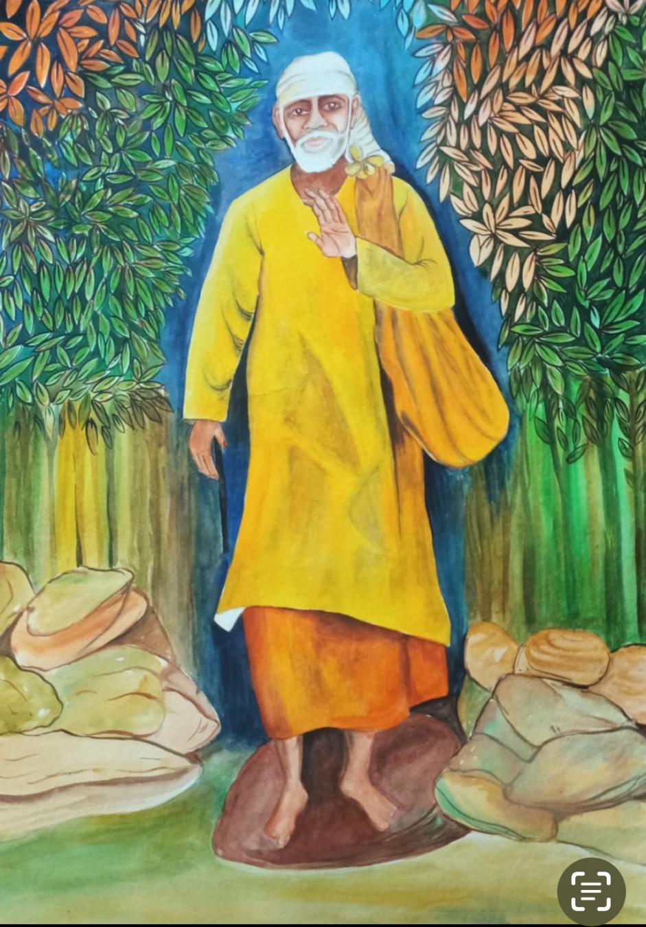 Use of acrylic and water colours and ink created by Vandana Zadoo