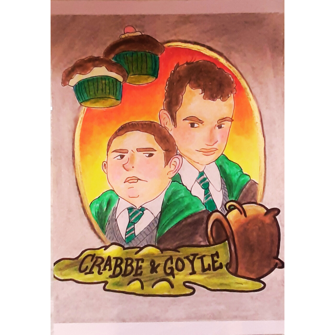 Crabbe and Goyle Harry Potter series created by Sucheta dhawan
