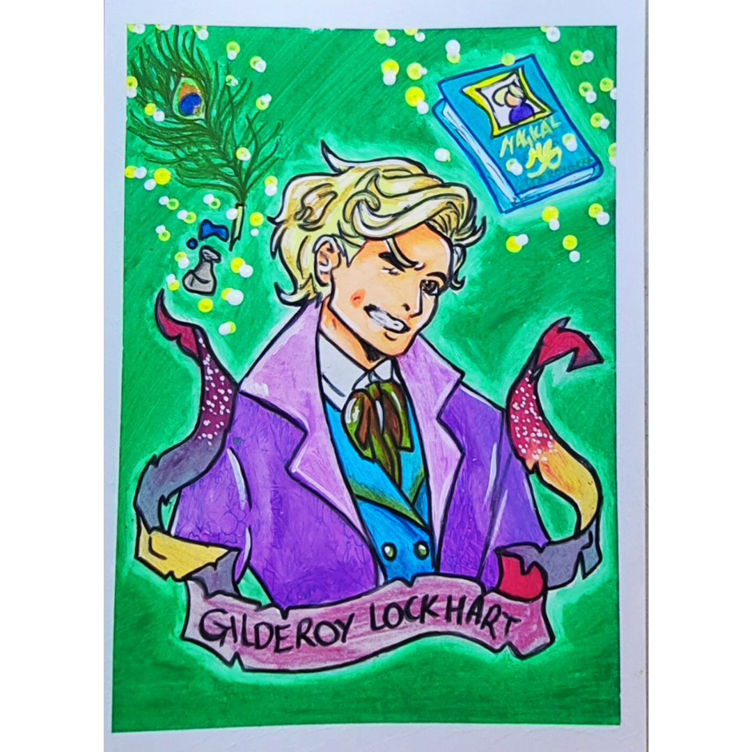 Professor Gilderoy Lockhart Harry Potter series created by Sucheta dhawan