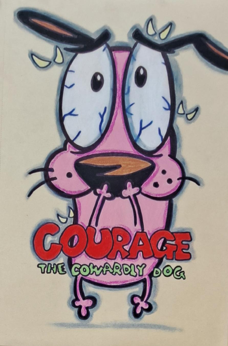 Courage ( Courage the Cowardly Dog cartoon series) poster created by ...