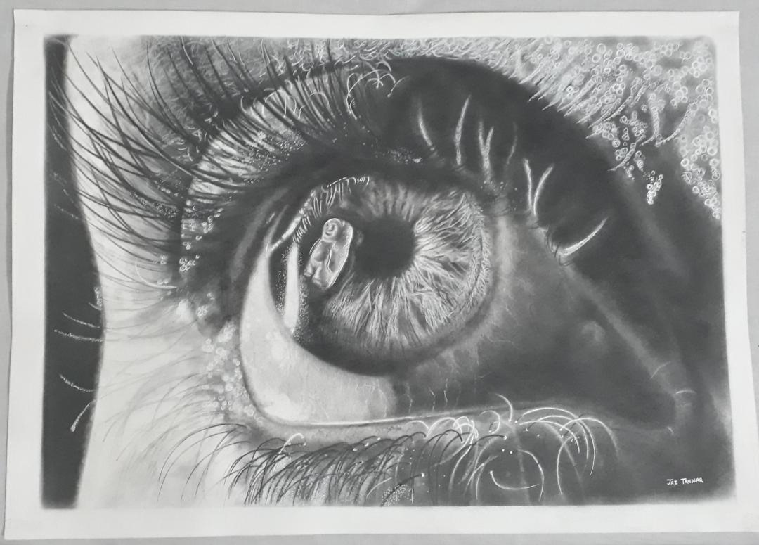 The eye and gummy bear created by Jai Tanwar