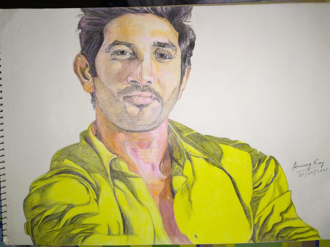 SKETCHES AND PORTRAITS . created by ANURAG ROY