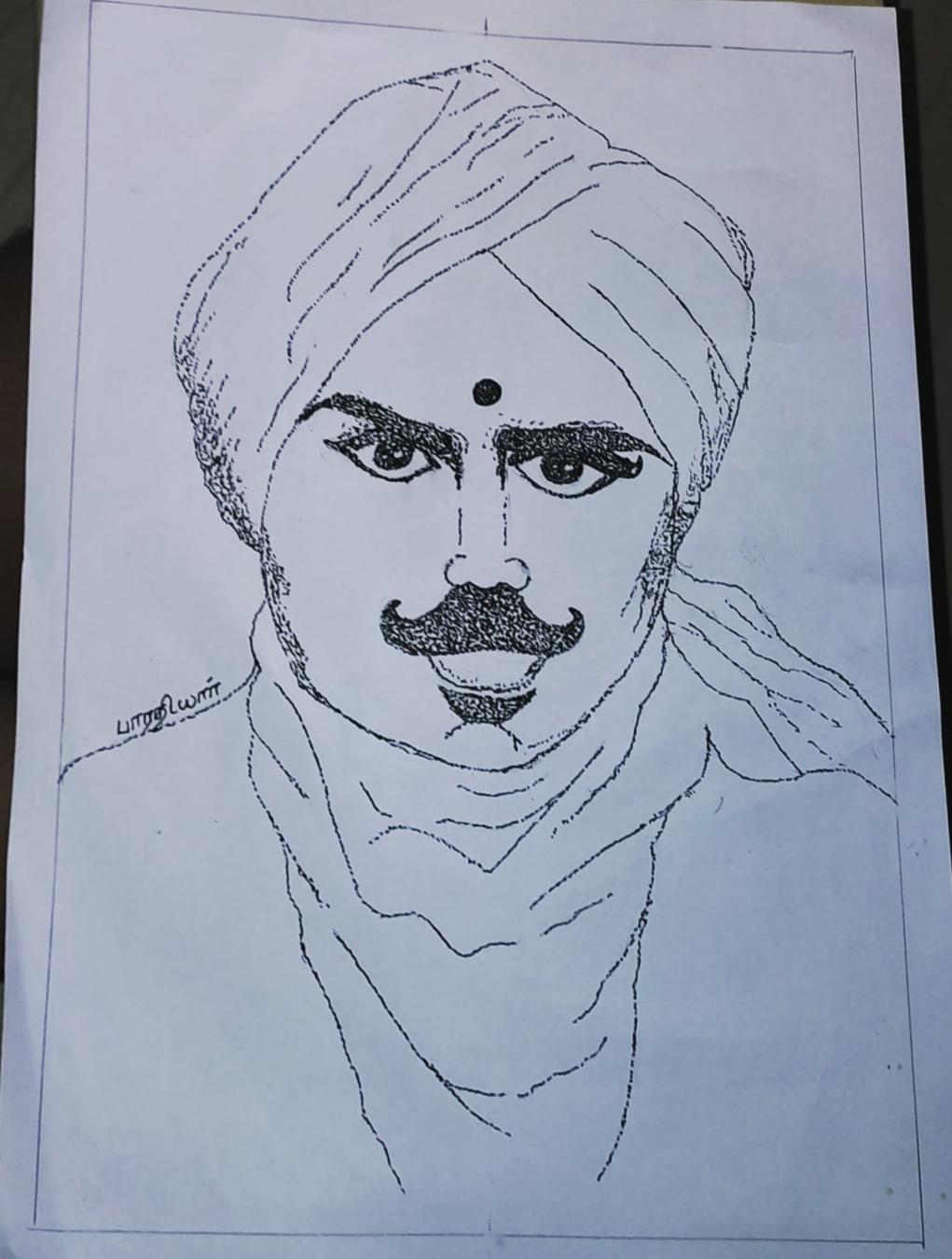 Sketch art created by Srinivasa Ragavan