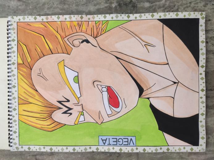 Vegeta infinity created by Gurdeep Singh